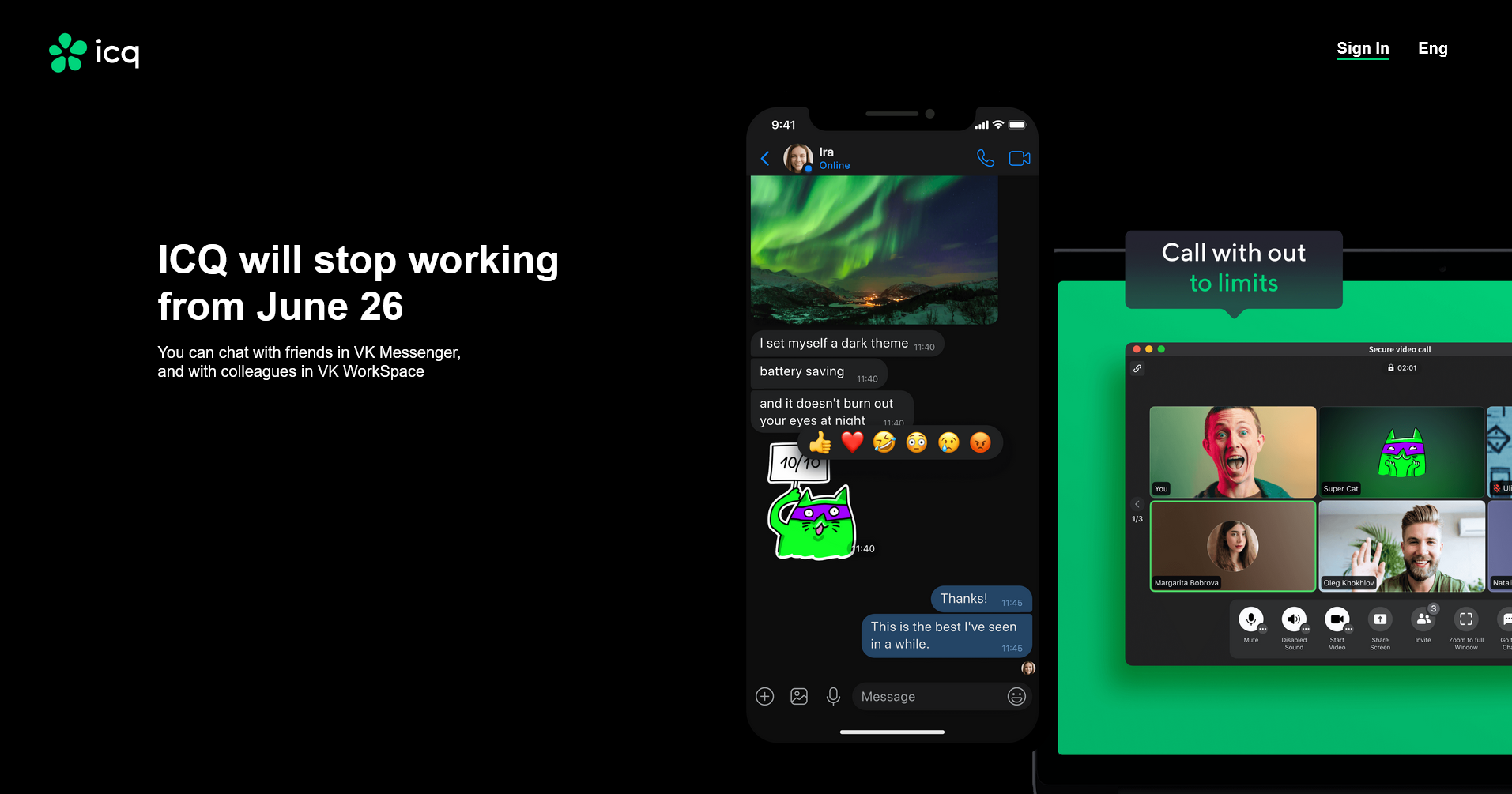 Wir danken ICQ für 21 Jahre Unterstützung - media4more